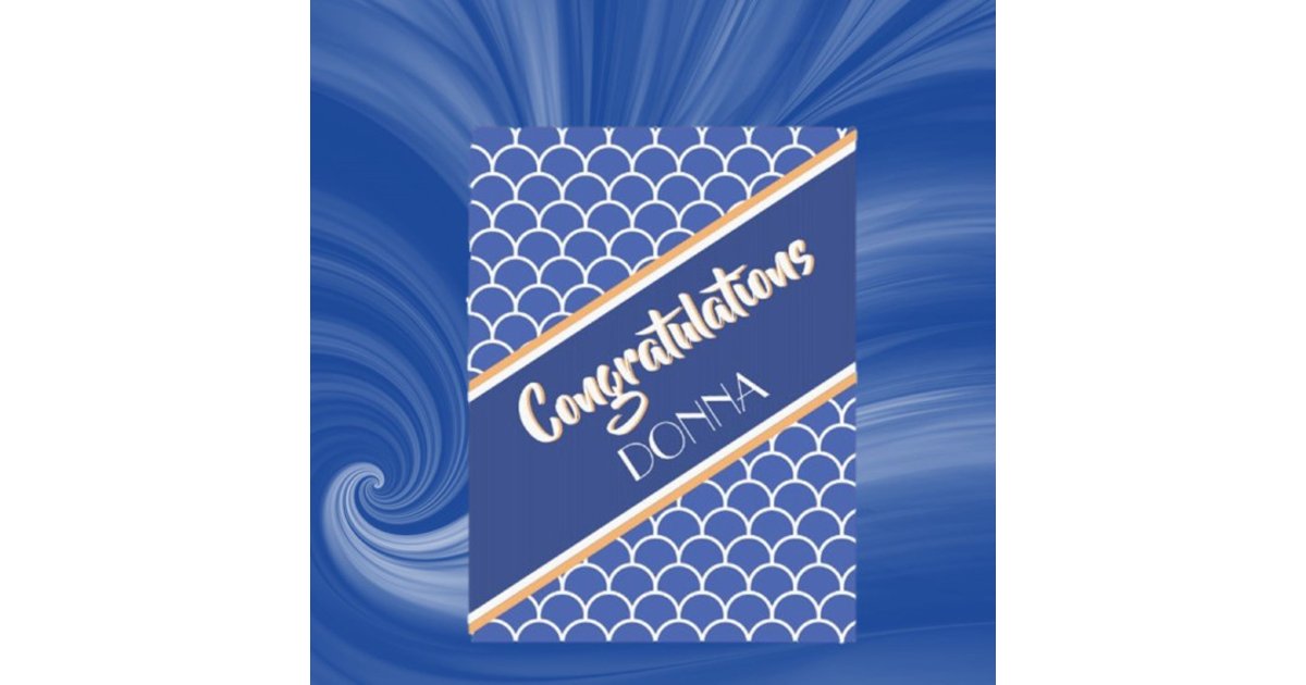 Look! Giant, Custom Congratulations Card | Zazzle