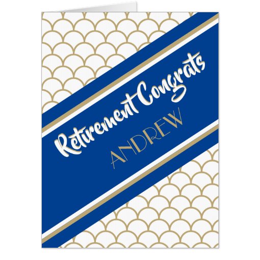 Look! Giant, Custom Retirement Card | Zazzle