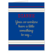 Look! Office Congrats! Huge group retirement card | Zazzle
