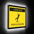 "Look Out! People Dancing" Caution Sign Parody | Zazzle