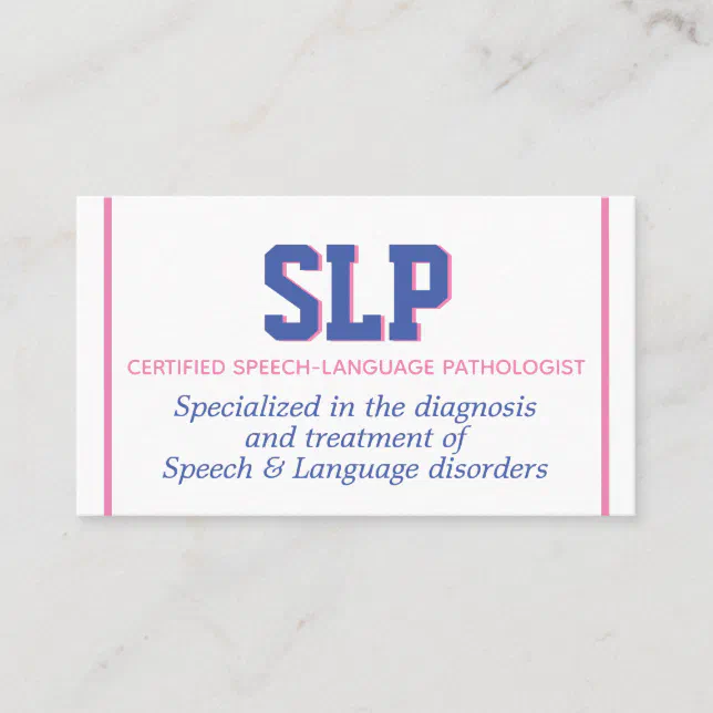 Look! SLP custom business cards | Zazzle