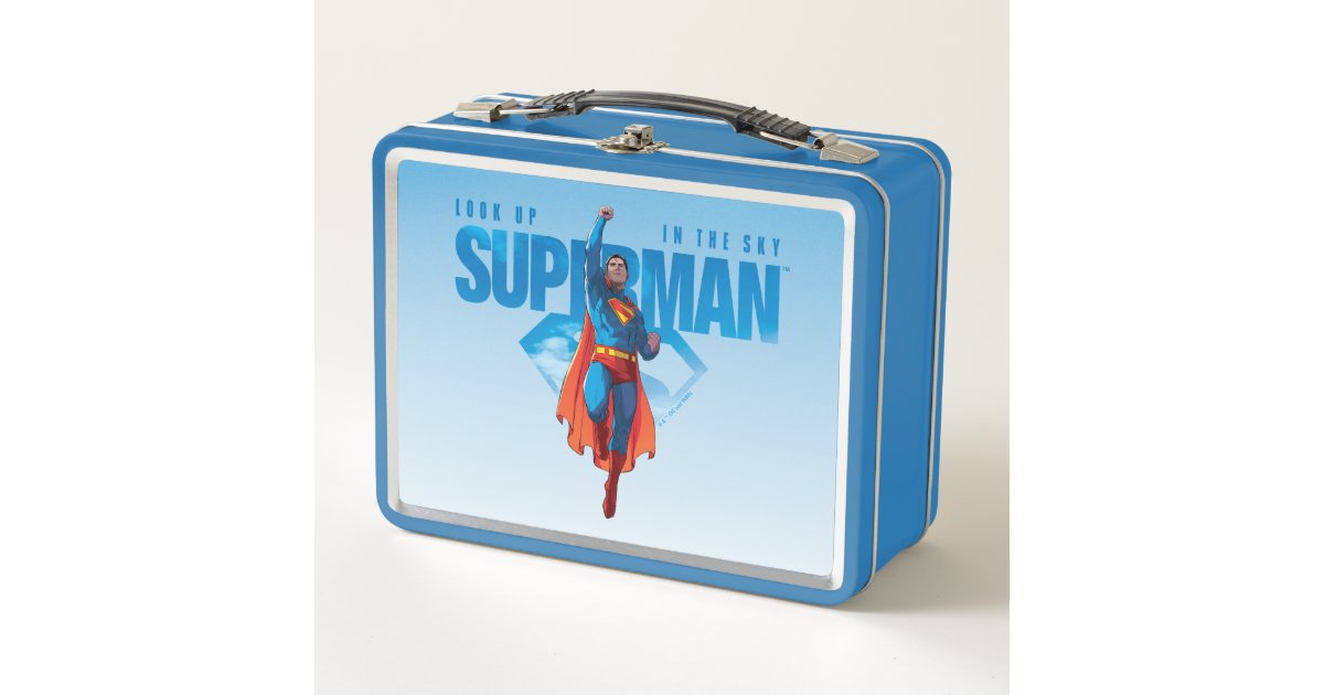 Look Up It’s Superman Metal Lunch Box | Zazzle