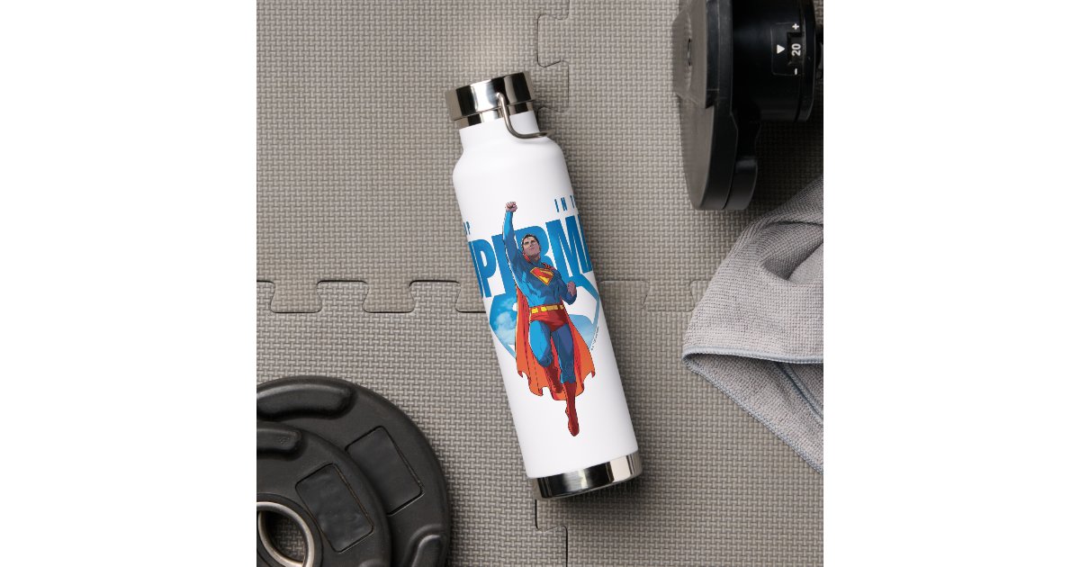 Look Up It’s Superman Water Bottle | Zazzle