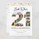 look who's 21 Photo Collage sign happy birthday Invitation | Zazzle