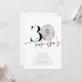 Look Who's 30 Modern Simple Photo 30th Birthday Invitation | Zazzle
