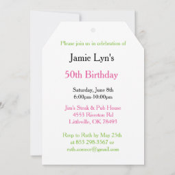 Look Who's 50 | 50th Birthday Invitation | Zazzle