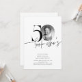 Look Who's 50 Simple Elegant 50th Birthday Invitation | Zazzle