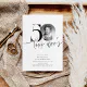 Look Who's 50 Simple Elegant 50th Birthday Invitation | Zazzle