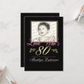 Look Who's 80 Photo Invitation | Zazzle