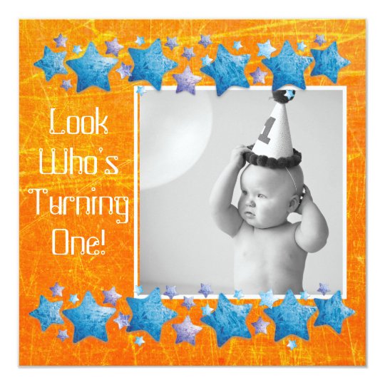 Look Who's Turning 1, First Birthday Invitation | Zazzle.com