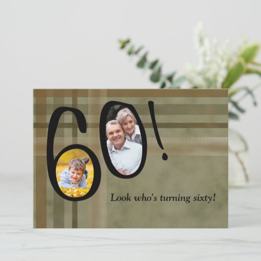 Look Who's Turning 60 - Birthday Party Invitation | Zazzle