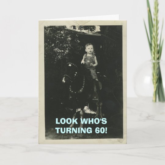 LOOK WHO'S TURNING 60! INVITATION | Zazzle.com