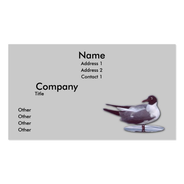 Looking back business card templates