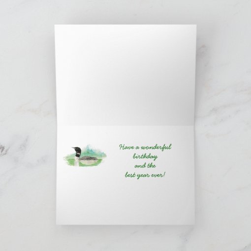 Loon Birthday Card | Zazzle