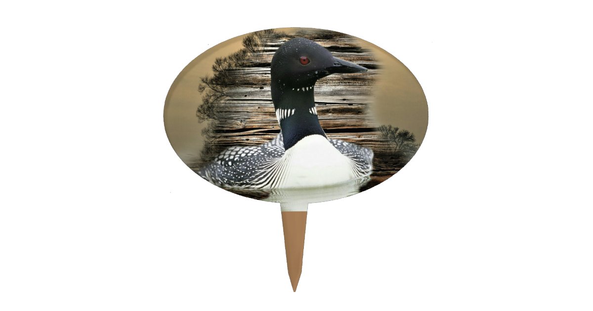 Loon Cake Topper | Zazzle