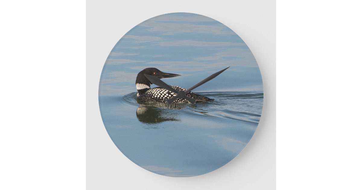 Loon Clock | Zazzle
