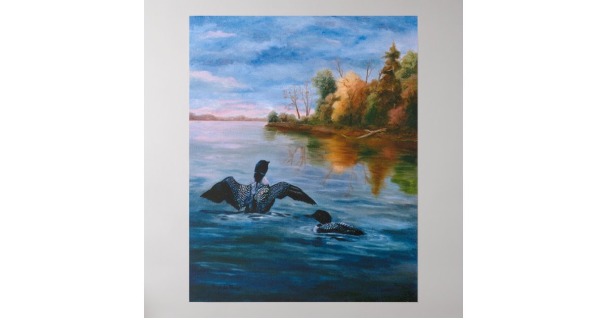Loon Dance Poster | Zazzle