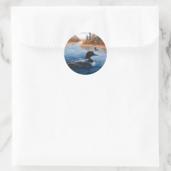 Loon Lake Sticker | Zazzle