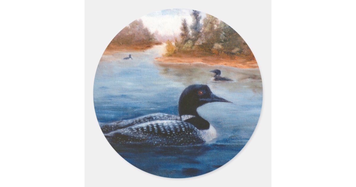 Loon Lake Sticker | Zazzle