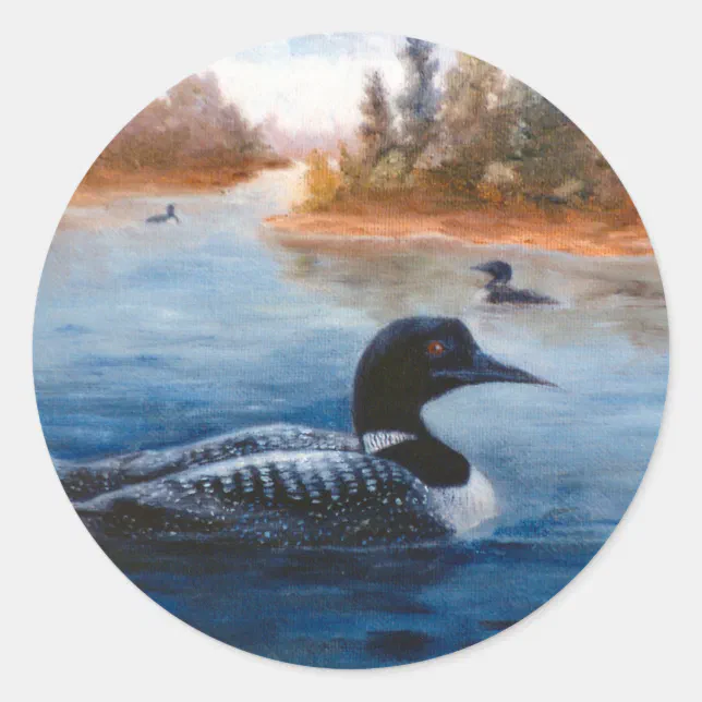 Loon Lake Sticker | Zazzle