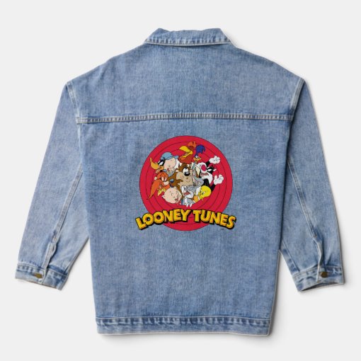 LOONEY TUNES™ Character Logo Denim Jacket | Zazzle