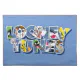 LOONEY TUNES™ Characters in Lettering Cloth Placemat | Zazzle