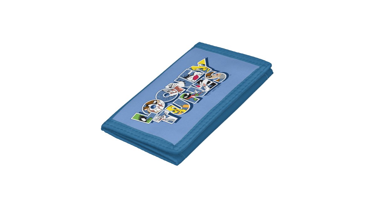 LOONEY TUNES™ Characters in Lettering Trifold Wallet | Zazzle