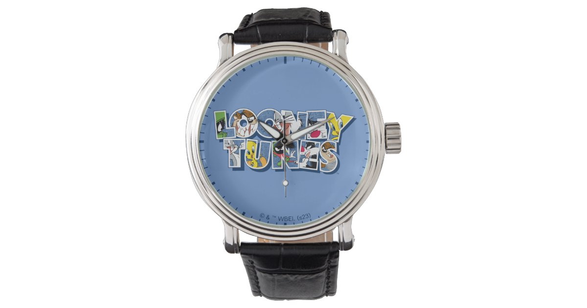LOONEY TUNES™ Characters in Lettering Watch | Zazzle