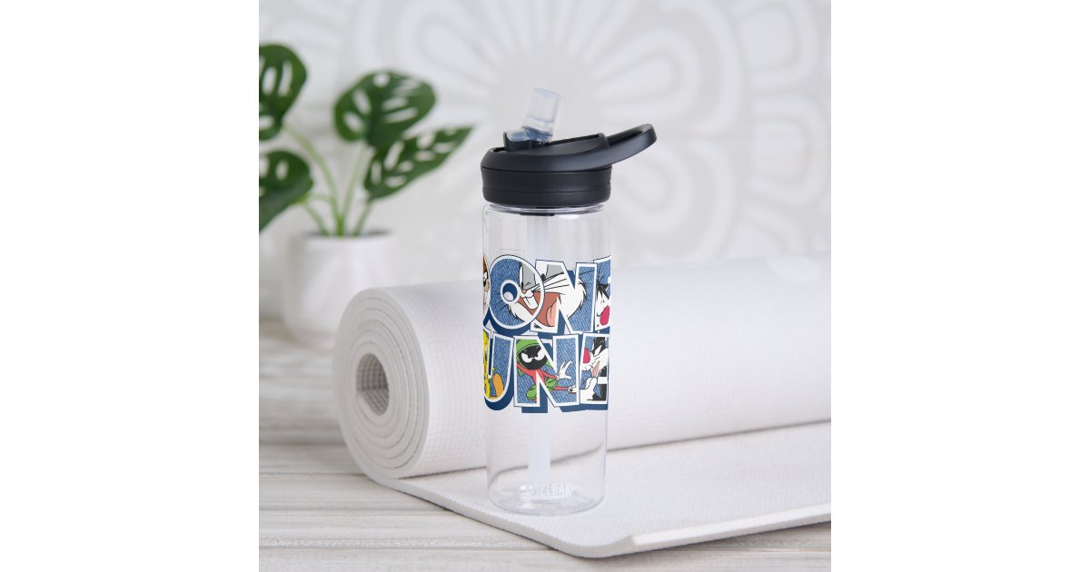 LOONEY TUNES™ Characters in Lettering Water Bottle | Zazzle
