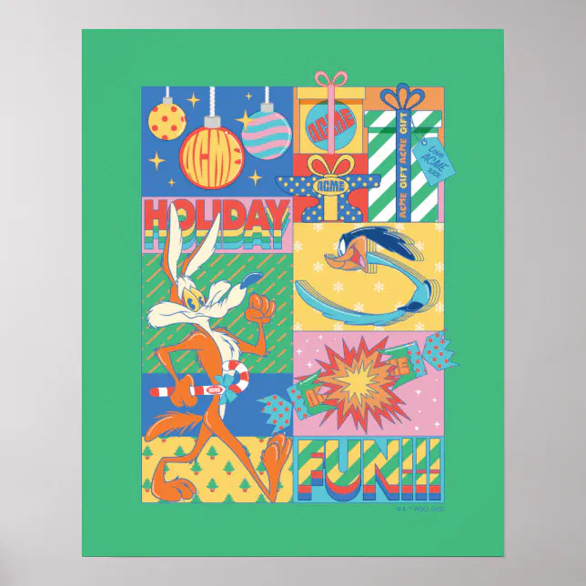 LOONEY TUNES™ | Holiday Fun Poster | Zazzle