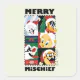 LOONEY TUNES™ Holiday Merry Mischief Square Sticker | Zazzle