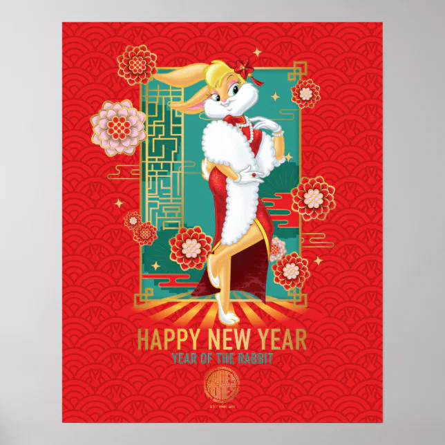 LOONEY TUNES™ | Lola Year of the Rabbit Poster | Zazzle