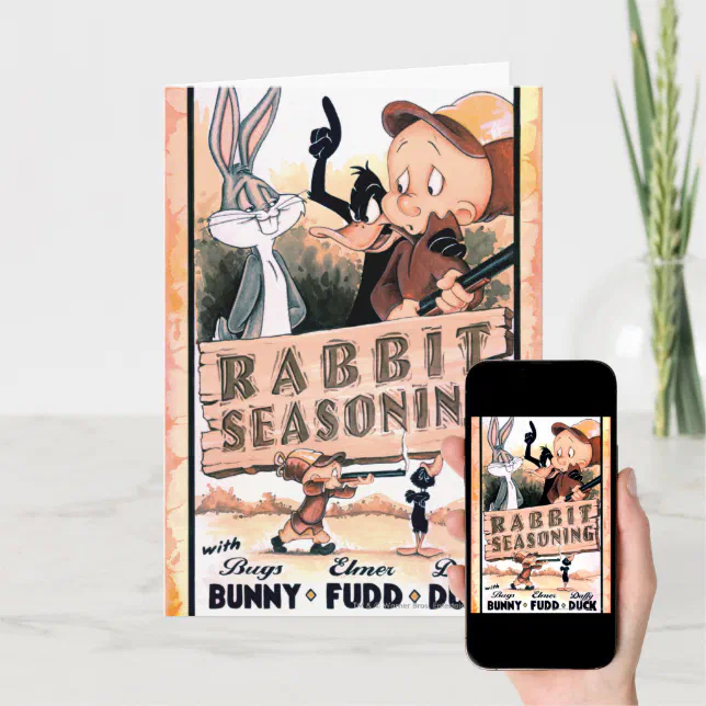 LOONEY TUNES™ Rabbit Seasoning Card | Zazzle