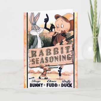 LOONEY TUNES™ Rabbit Seasoning Card | Zazzle