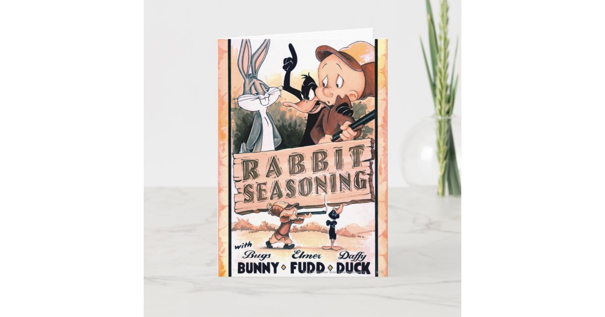 LOONEY TUNES™ Rabbit Seasoning Card | Zazzle