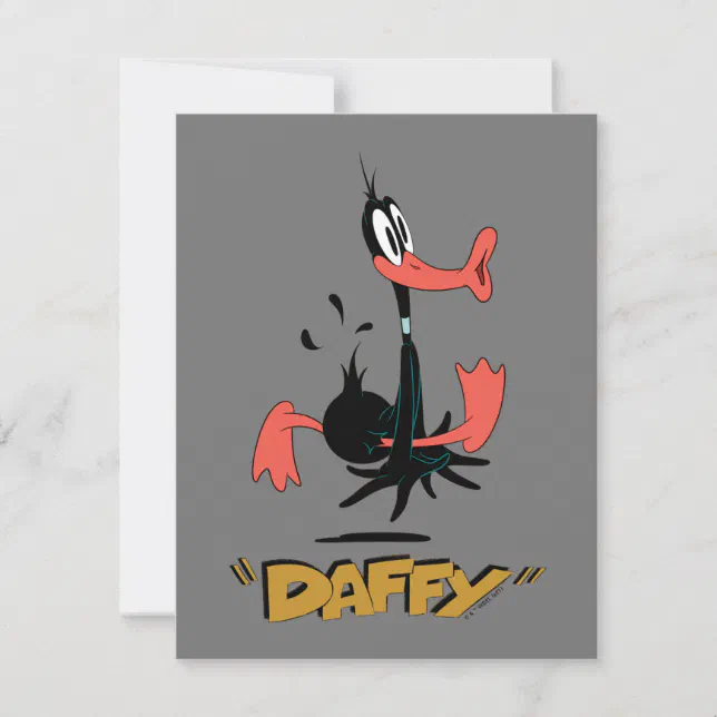 LOONEY TUNES™ Retro Laughs | DAFFY DUCK™ Note Card | Zazzle
