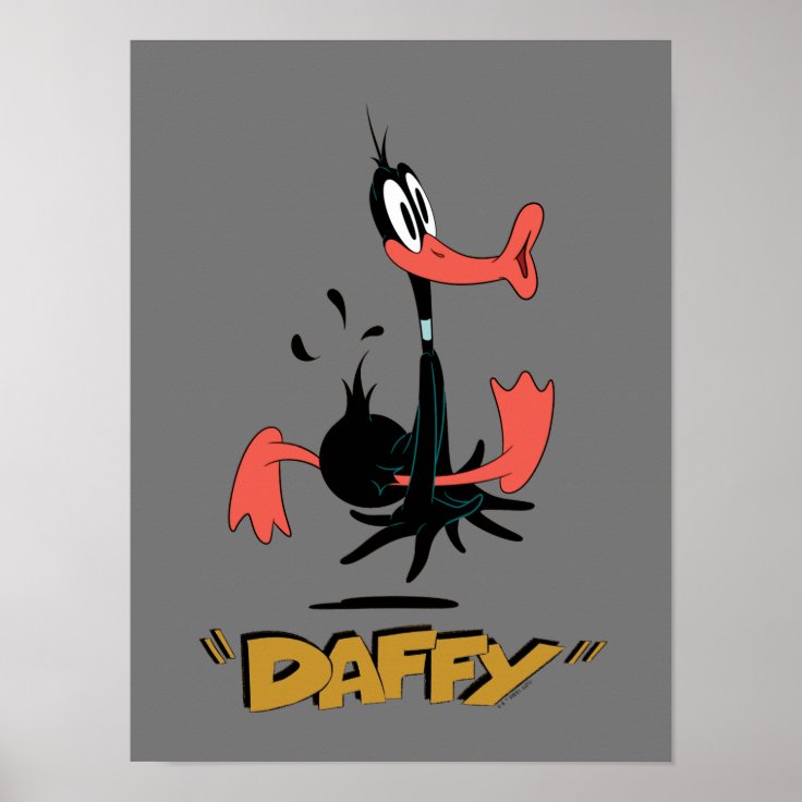LOONEY TUNES™ Retro Laughs | DAFFY DUCK™ Poster | Zazzle