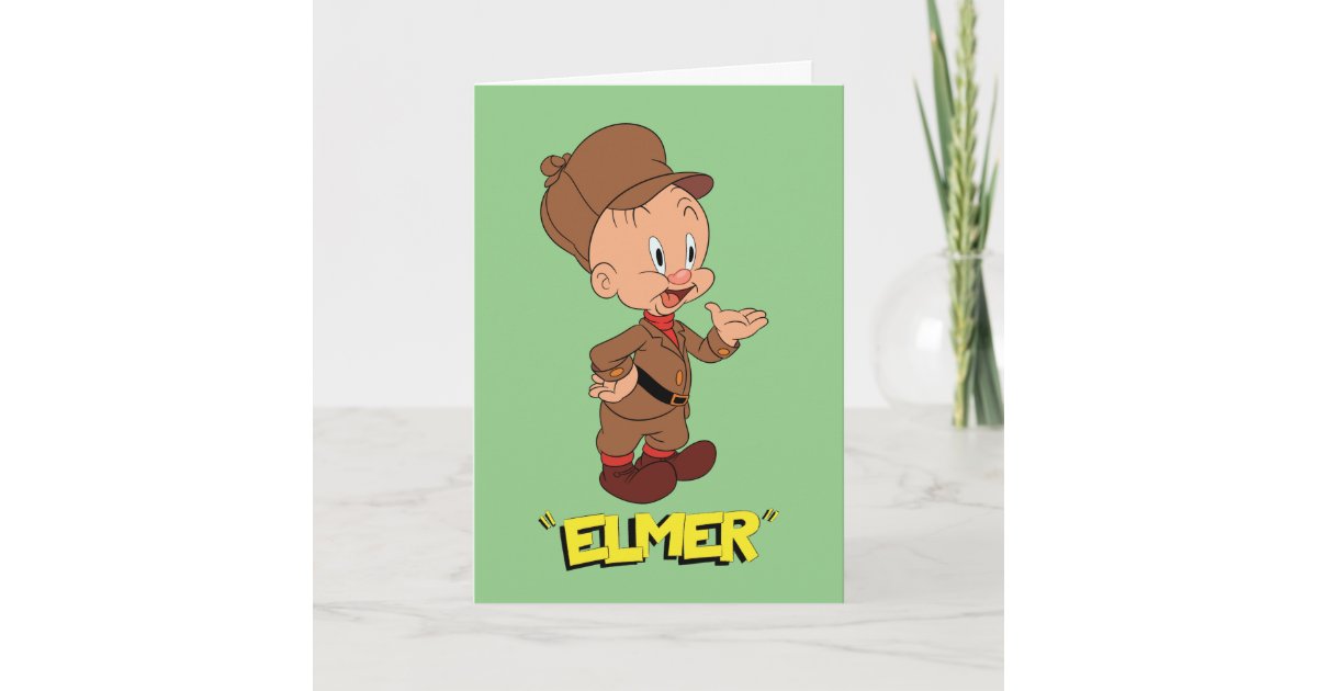 LOONEY TUNES™ Retro Laughs | ELMER FUDD™ Card | Zazzle