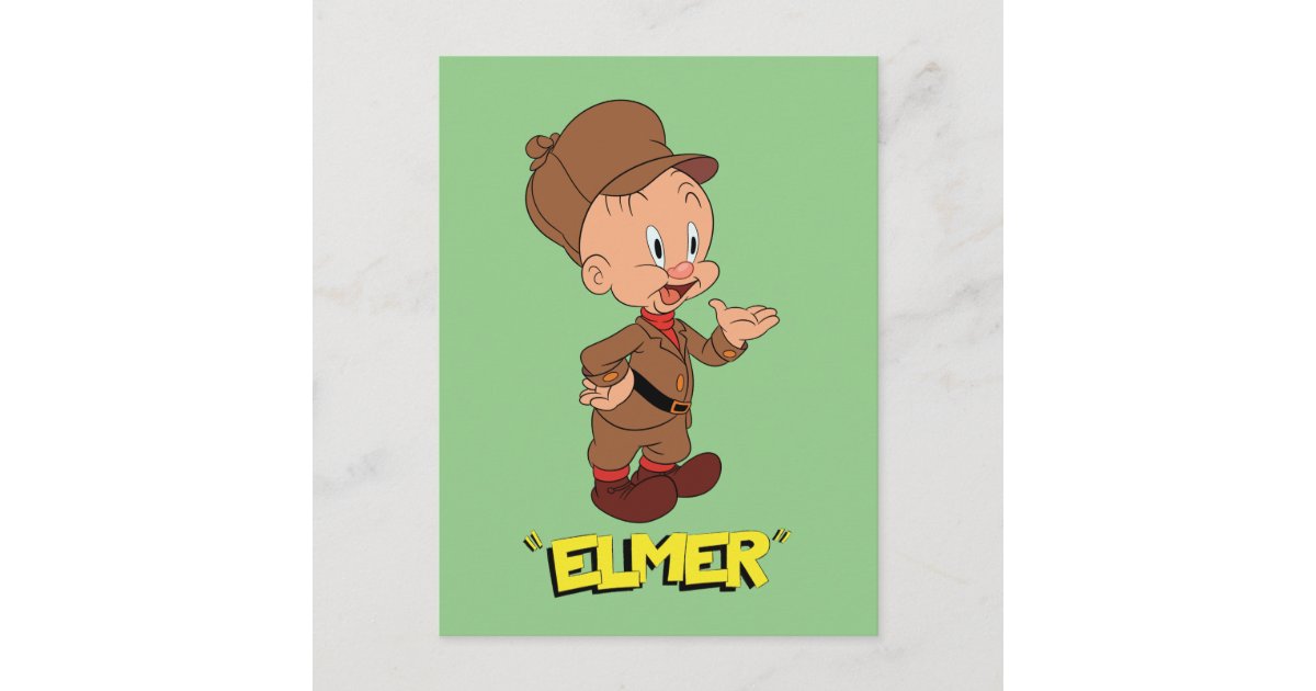LOONEY TUNES™ Retro Laughs | ELMER FUDD™ Postcard | Zazzle