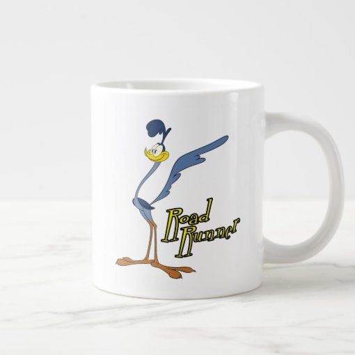 LOONEY TUNES™ Retro Laughs | ROAD RUNNER™ Giant Coffee Mug | Zazzle
