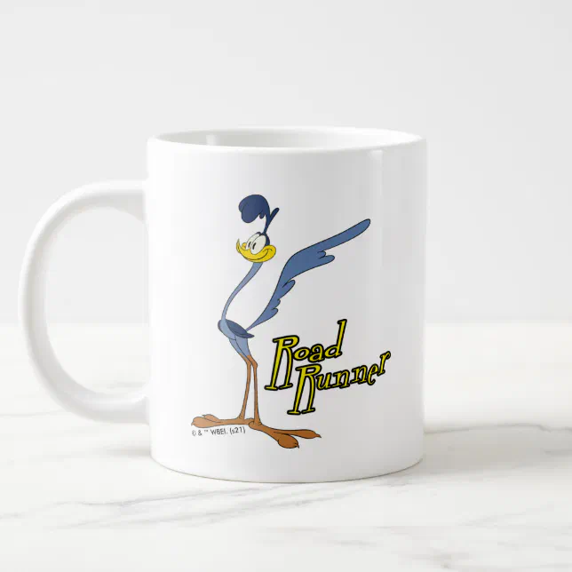 LOONEY TUNES™ Retro Laughs | ROAD RUNNER™ Giant Coffee Mug | Zazzle