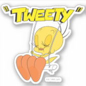 LOONEY TUNES™ Retro Laughs | TWEETY™ Sticker | Zazzle