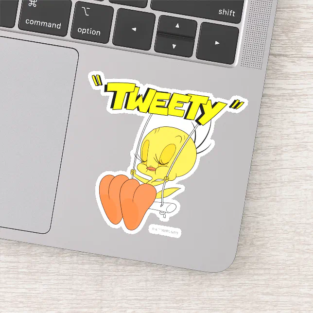 LOONEY TUNES™ Retro Laughs | TWEETY™ Sticker | Zazzle