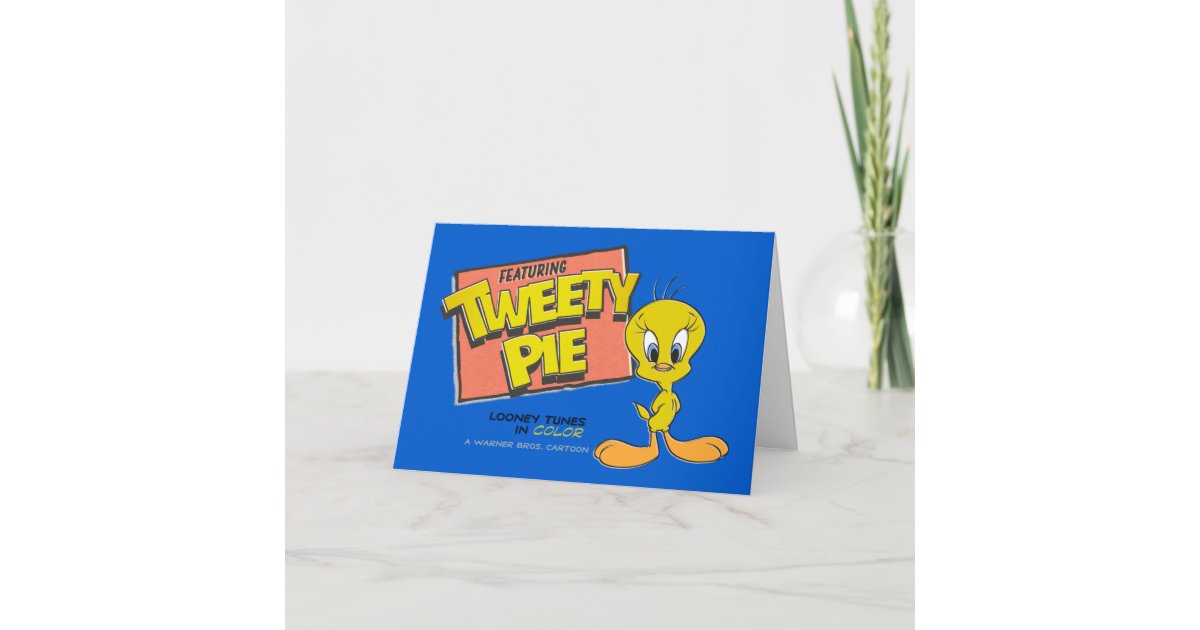 LOONEY TUNES™ TWEETY™ Retro Lobby Card | Zazzle