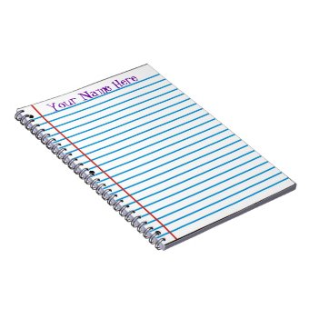 Loose Leaf Paper Notebook | Zazzle