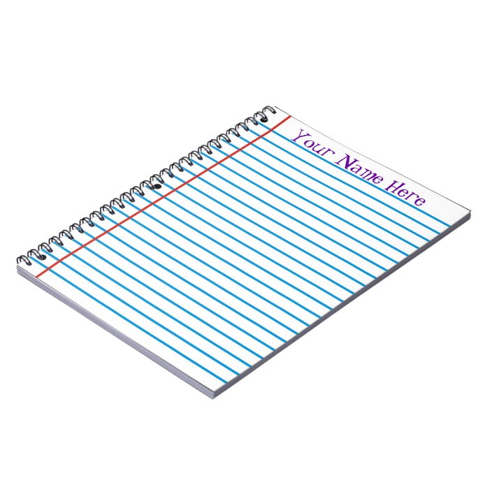 Loose Leaf Paper Notebook | Zazzle.com