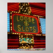 Loose slots sign on casino, Las Vegas, Nevada | Zazzle