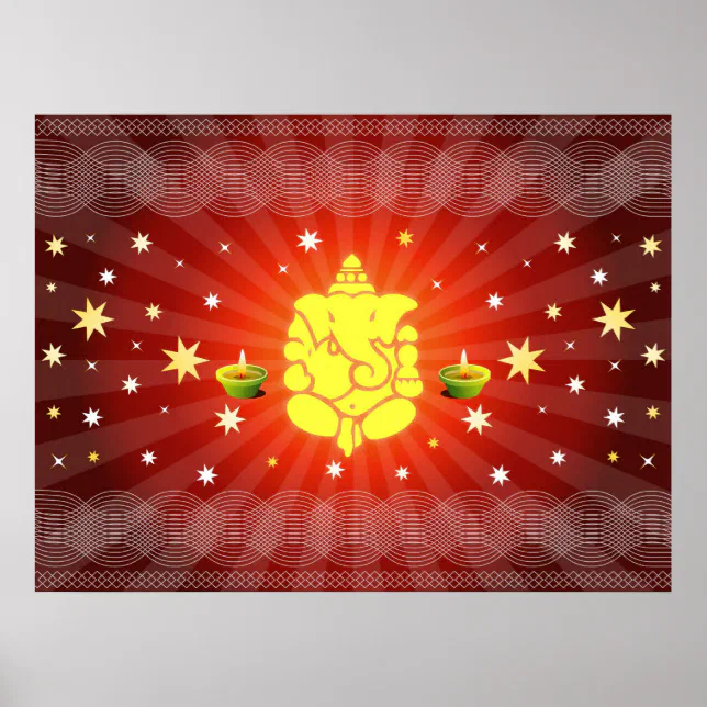 Lord Ganesha Poster | Zazzle