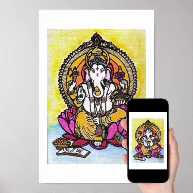 Lord Ganesha Poster | Zazzle