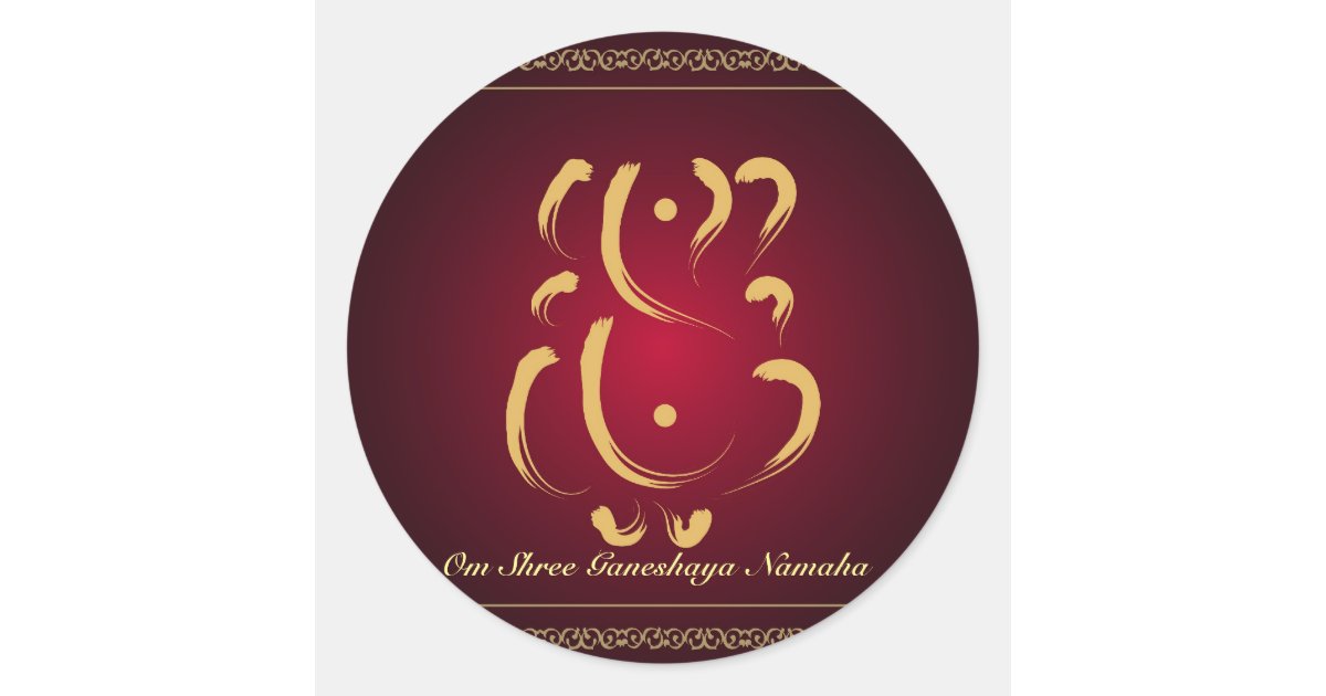Lord Ganesha - Sticker | Zazzle